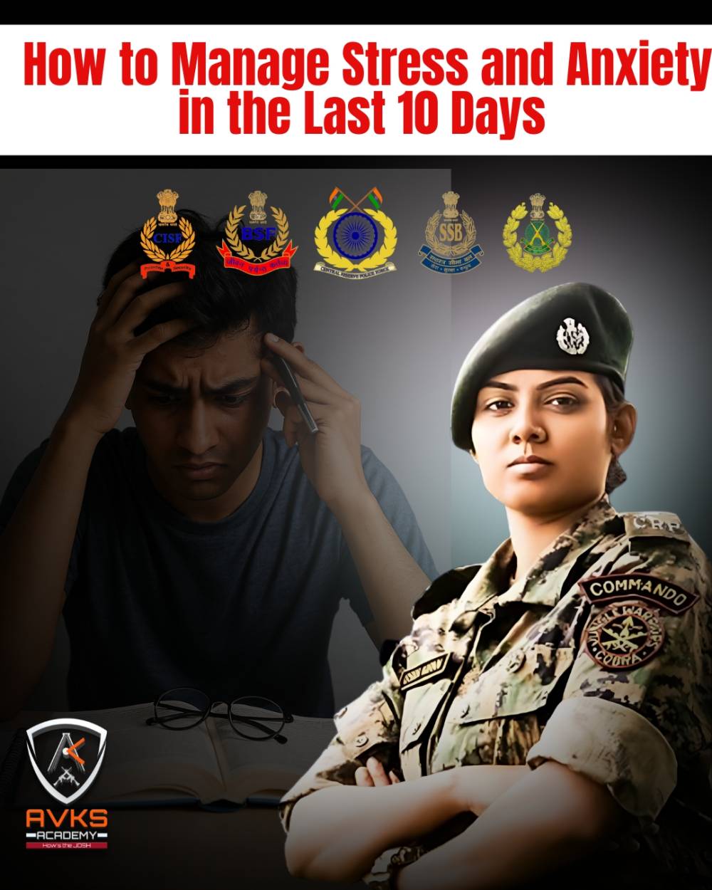 How to Manage Stress and Anxiety in the Last 10 Days of UPSC CAPF AC Exam