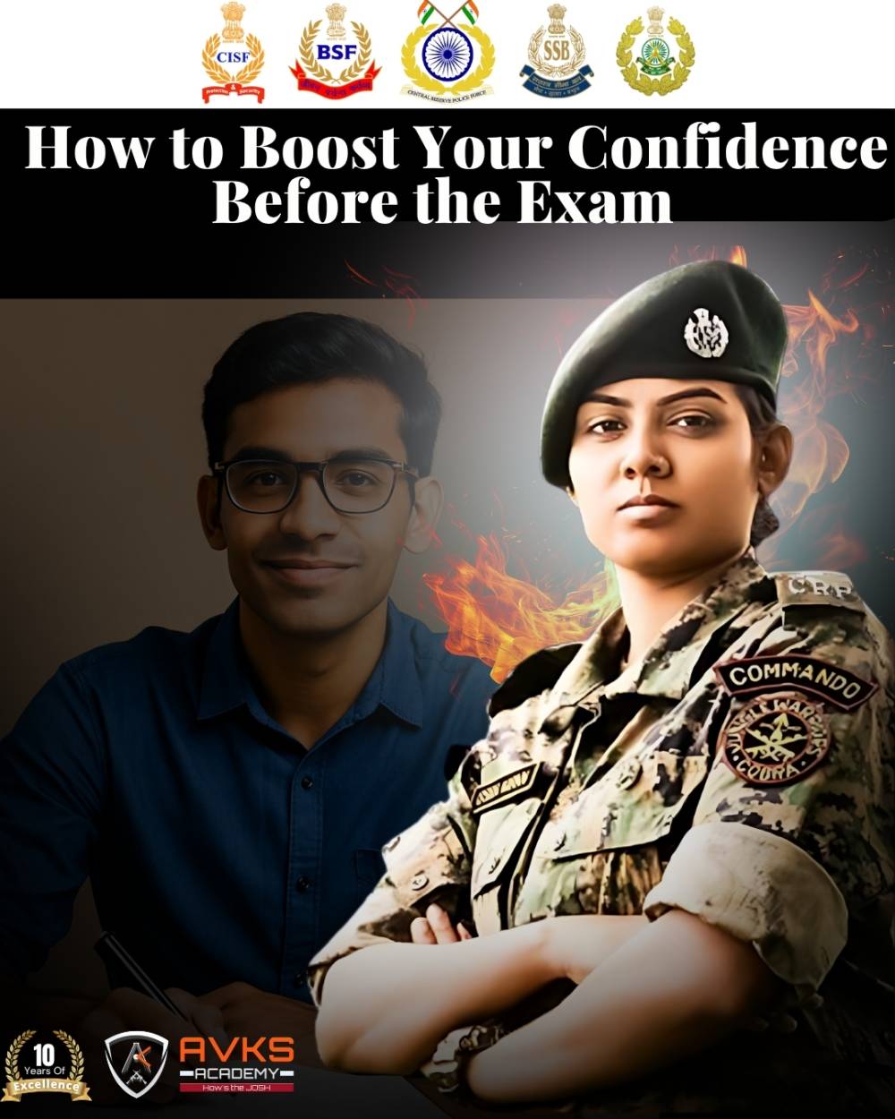 💪 How to Boost Your Confidence Before the Exam: A Guide for UPSC CAPF AC Aspirants